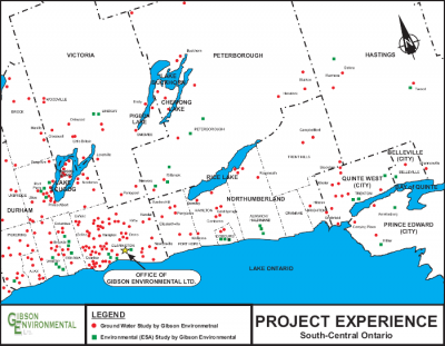 Project Experience Map ← WG Environmental